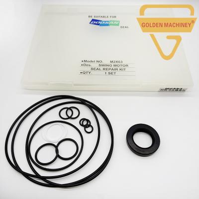 China M2X63 Hydraulic Breaker Swing Motor Seal Repair Kit Corrosion Resistant Excavator Parts for sale