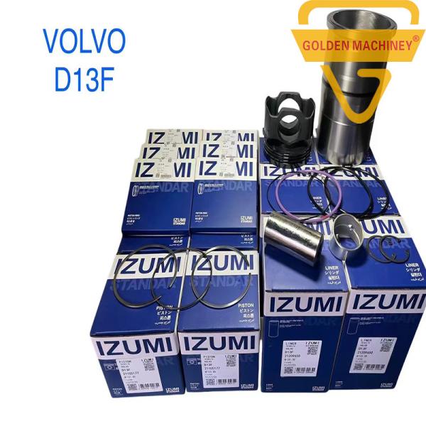 Quality 0450-1352 Piston 0425-3772 Engine Cylinder Liner Kit for Vo lvo Deu-tz D7E EC240 EC290 for sale