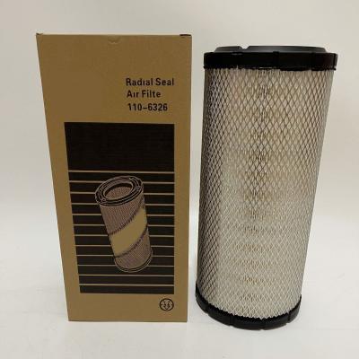 China 110-6326 Primary Safety Air Filter Set CAT Excavator for sale