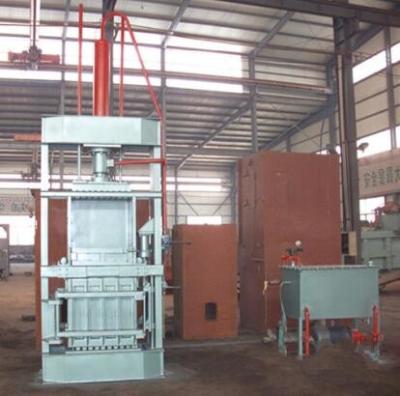 China Manual Operate Vertical Type Waste Cotton Baler Machine from HFBALER for sale