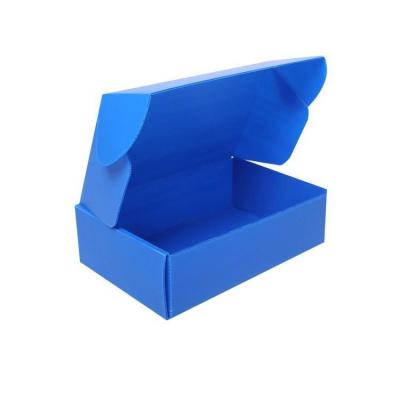 China Flange PP Corrugated Plastic Box , Corrugated Plastic Packaging Boxes for sale