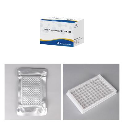 China 17-OH Progesterone Eluting In Vitro Diagnostic Elisa Test Kit For Women with Accessories Accurate Tests for sale