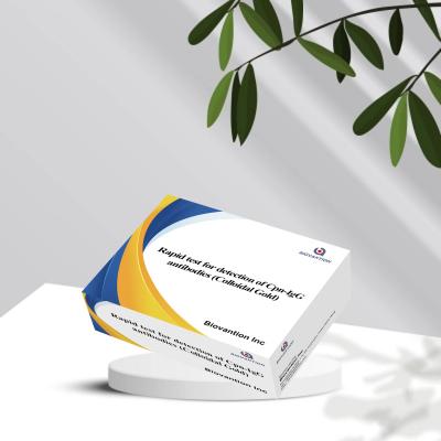 China Chlamydiapneumoniae ((Cpn) - IgM-antilichaam Cassette kolloïdaal goud snelle testreagentia for sale