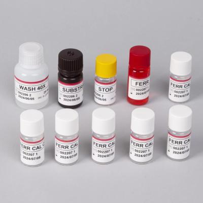 Cina Ferritina Elisa Test Kit Prodotti legati agli enzimi Tempo di trasporto breve in vendita