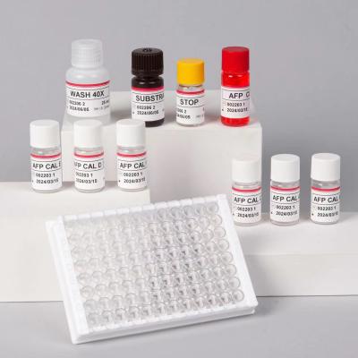 중국 AFP 알파 페토프로테인 엘리사 테스트 키트 효소 관련 제품 운송 시간 짧다 판매용