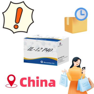 Cina 96 T Siero 98% Specificità ELISA RUO Test Kit Uomo IL-12 P40 in vendita