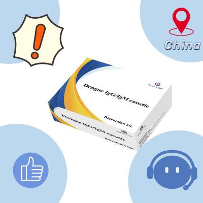Китай Быстрый тест на денге IgG / IgM со сроком годности 24 месяца и высокой чувствительностью продается
