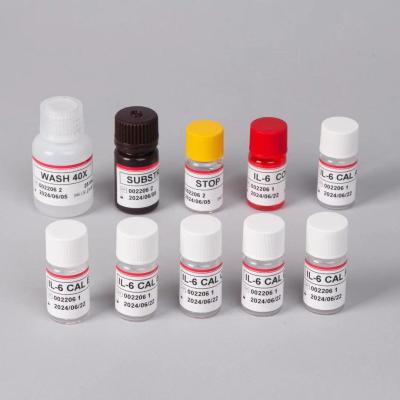 중국 IL 6 ELISA 테스트 키트 1시간 검사 시간 96 테스트 IVD 실험실용 ELISA 키트 판매용