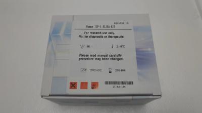 China Human IGF-1 RUO Plasma Probe Type ELISA Assay Kit Voor Medische Diagnoses Te koop