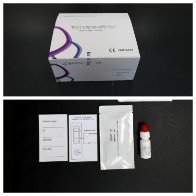 중국 SARS-CoV-2 S1-RBD IgG 양자 키트 양적 인간 진단 검출 반응기 키트 판매용