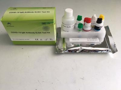 중국 코로나19 IgG ELISA 테스트 키트 형식 키트 효소 연결 면역 흡수 검사 판매용
