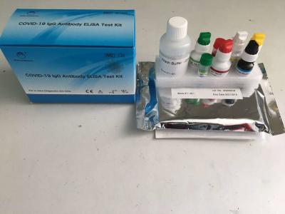 중국 코로나19 IgG ELISA 테스트 키트 형식 키트 효소 연결 면역 흡수 검사 판매용