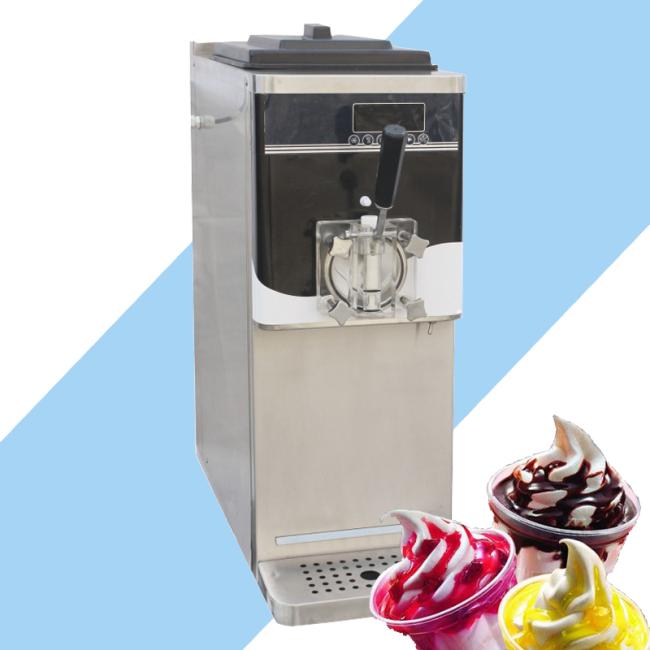 Table Top Single Flavors With Air Pump Air Adjustable Function Soft Ice Cream Machine