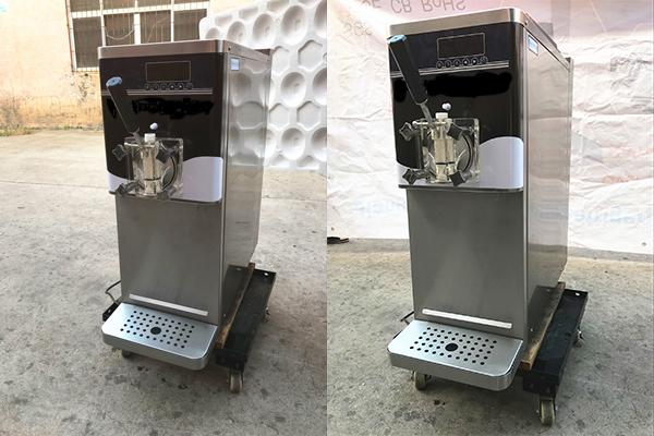Table Top Single Flavors With Air Pump Air Adjustable Function Soft Ice Cream Machine