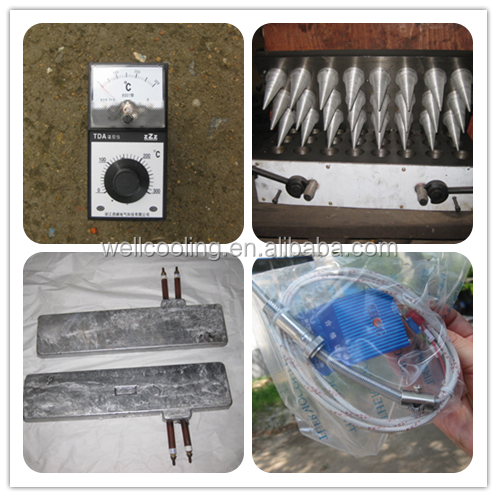 Commercial Economical 24 Head Semi-Automatic Conical Ice Cream Egg Roll Making Machine