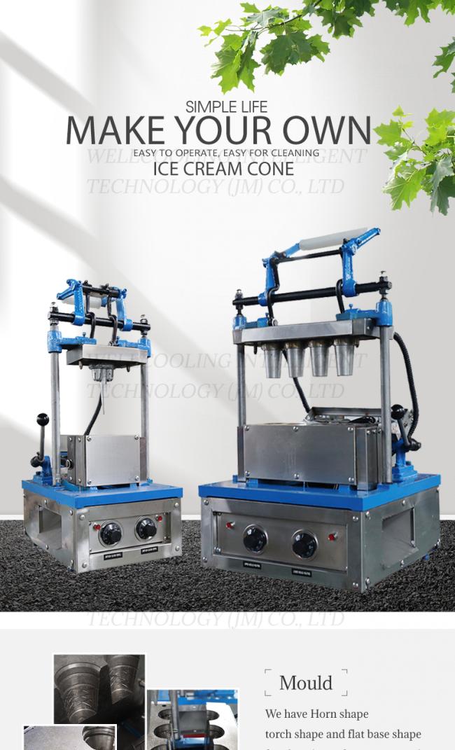 Specializing in the Production of Ce Certified Small Waffle Ice Cream Cone Chicken Rolls Machine