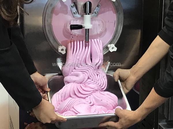 Quality Ce Certified Italian Ice Cream Batch Freezing Commercial Desktop Hard Ice Cream for sale