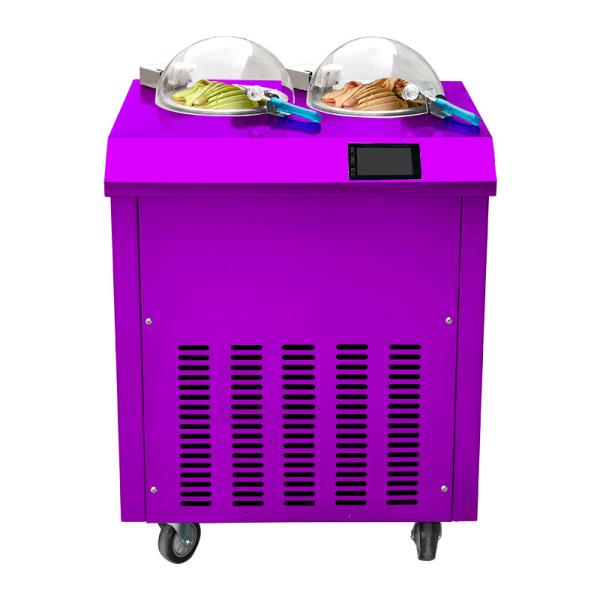 Quality Ce Automatic Fresh Fruits Vertical Gelato Hard Ice Cream Machine With Display for sale