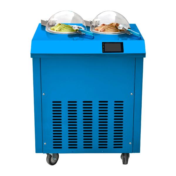 Quality Ce Automatic Fresh Fruits Vertical Gelato Hard Ice Cream Machine With Display for sale