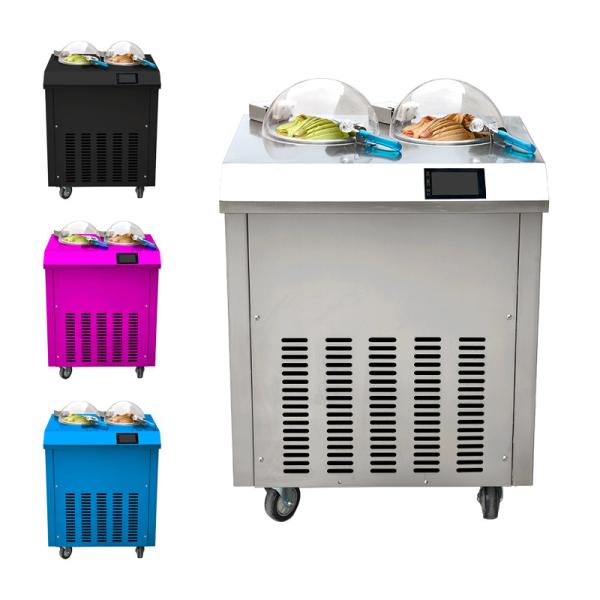 Quality Ce Automatic Fresh Fruits Vertical Gelato Hard Ice Cream Machine With Display for sale