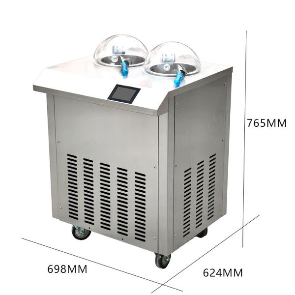 Quality Ce Automatic Fresh Fruits Vertical Gelato Hard Ice Cream Machine With Display for sale