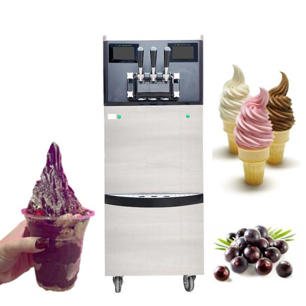 Quality New Industrial 60-70L/H Production Soft Ice Cream Machine for Food Shop for sale