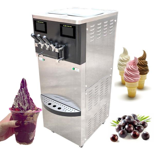 Quality New Industrial 60-70L/H Production Soft Ice Cream Machine for Food Shop for sale