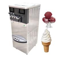 Quality Commercial 55-66l/h 3 Flavors Soft Serve Ice Cream Cones Machine Wholesale Price for sale