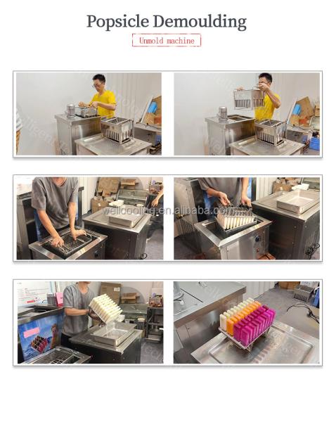 Quality Temperature Controller Stainless Steel Ice Popsicle Unmold Machine for sale