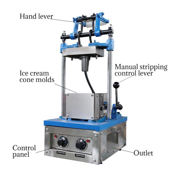 Quality Specializing in the Production of Ce Certified Small Waffle Ice Cream Cone for sale