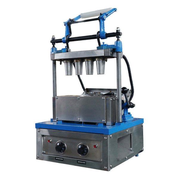 Quality Simple Commercial Operation Ce Certified Small Waffle Ice Cream Cone Egg Rolls Machine for sale