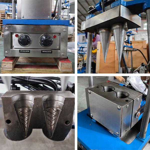 Quality Commercial Ice Cream Cone Wafer Making Machine Coffee Cup Maker 2023 for sale
