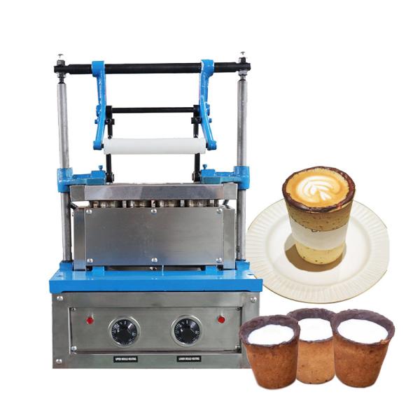 Quality Automatic Ice Cream Cone Muffin Making Eatable Edible Biscuits Coffee Cup Cake for sale