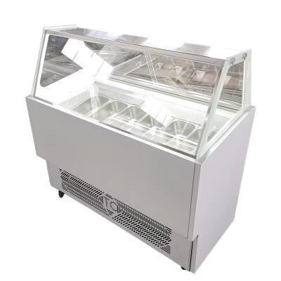 China Luxury Ice Cream Display Food Grade Popsicle Cabinet Freezer Commercial Snack Showcase Freezer for sale
