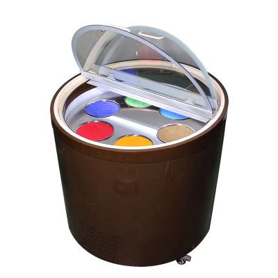 China Manufacturer's Supply Mall Display Cabinet Circular Cooling Ice Cream Electric Display Cabinet for sale