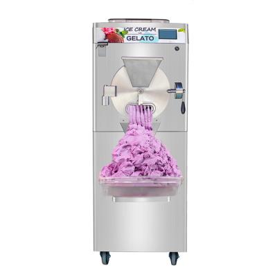 China Pasterization Hot Sale Stainless Steel Portable One Flavor Gelato Ice Cream Machine Brazilian Acai Freezer for sale