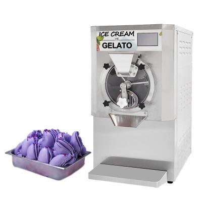 China Efficient Hard Ice Cream Machine Small Commercial Household Batch Freezing Gelato Ice Cream Machine for sale