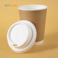 Quality 100% Sugarcane Bagasse Disposable Dry Pressing Cold Hot Coffee Insulation Pulp for sale