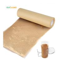 Quality Eco-Friendly Honeycomb Packaging Paper Cushioning Kraft Paper Wrap Roll Parcel for sale