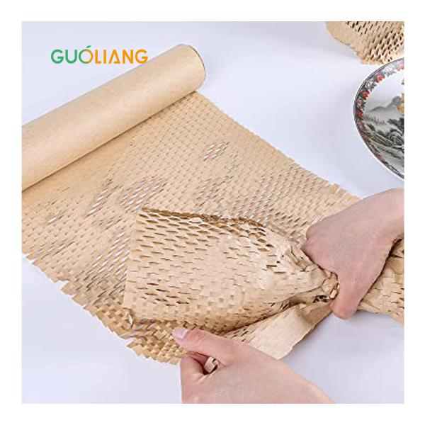 Quality 500mm Full Automatic Honeycomb Kraft Paper Roll Trendy Honeycomb Wrapping Paper for Florist Supplies for sale