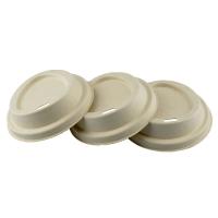 Quality 250ml Disposable Bagasse Cup and Lids Custom 80mm Paper Tea Cup with Lid Sale for sale