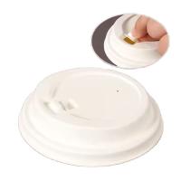 Quality Manufacturer of Disposable 80mm Bagasse Lid for Paper Tea Cups Selling Bottle for sale