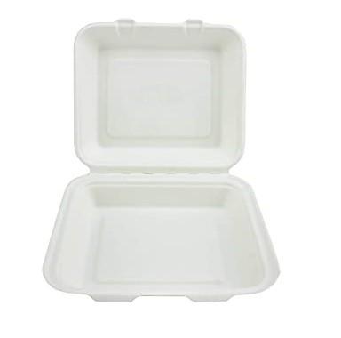 Quality Restaurant 9x9x3 Foam Clamshell Single Compartment Disposable Take Out Food Box for sale