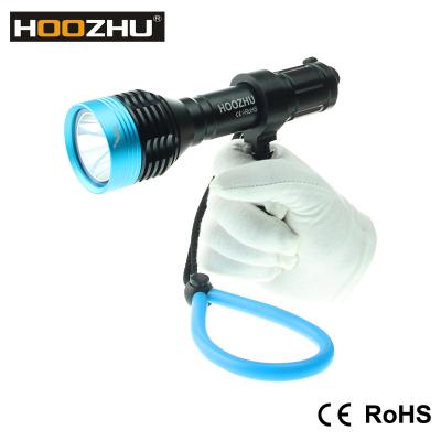 China Hoozhu New Model Waterproof 100m Diving LED Lamps LED Torch Led Flashing for Diving for sale