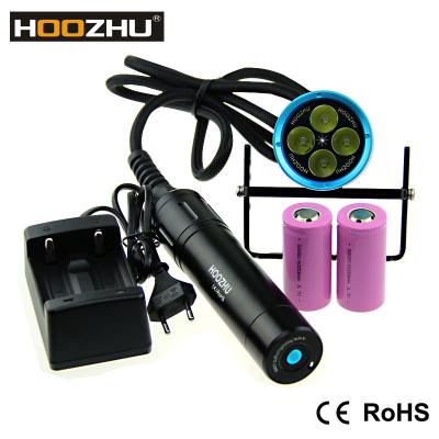 China Hoozhu 4000 Lm Waterproof 100m Canister Diving Light HU33 for sale