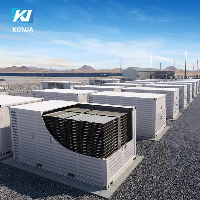 Китай KonJa Воздушное охлаждение 20FT 768Vdc 1MWh глубокий цикл батарея Система хранения энергии 400Vac контейнер батарея продается