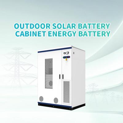 241 kWh luchtkoeling All in One Battery Cabinet - AC Coupling voor buitengebruik.