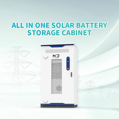China Alles-in-één zonnebatterijopslagkast 200 kWh 100 kW buitenbatterijopslagsysteem Te koop