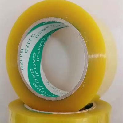 China High Quality Waterproof Packing Tape Water Based Acrylic Yellowish Bopp Carton Sealing Tape for sale
