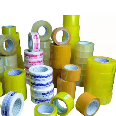 China Custom Transparent Bopp Film 48mm Adhesive Custom Logo printed Packing Tape for sale